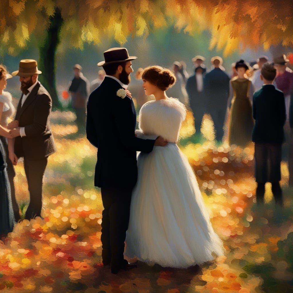 Just Married - AI Generated Artwork - NightCafe Creator