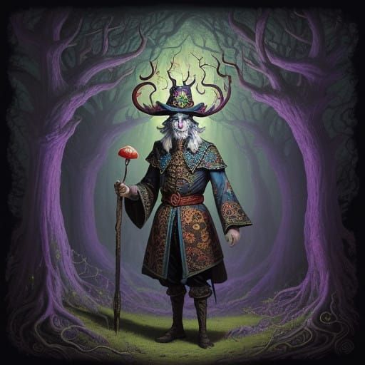 Jesters - Whimsical Jester in Mystical Forest