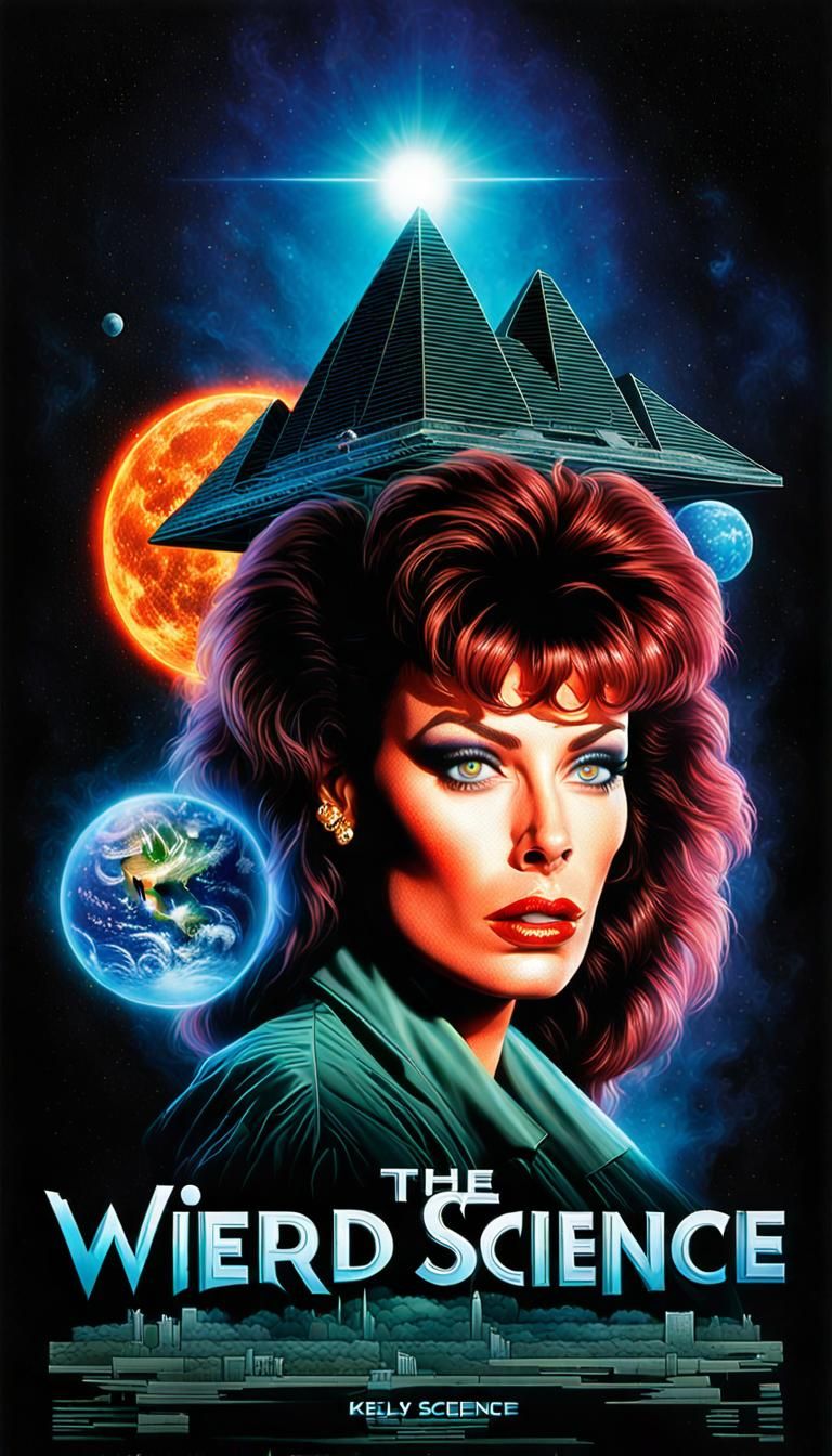 'Wierd Science' poster - AI Generated Artwork - NightCafe Creator