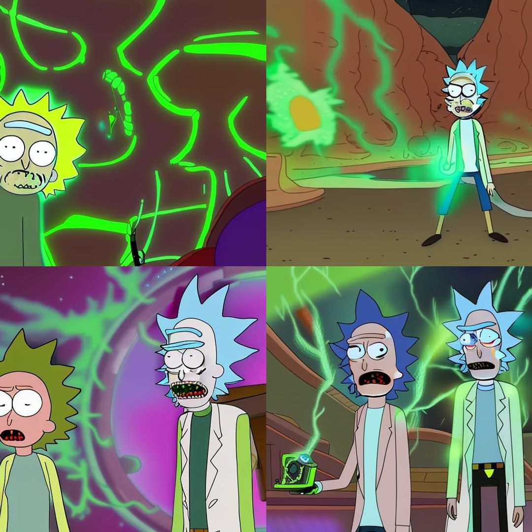 Rick And Morty - AI Generated Artwork - NightCafe Creator