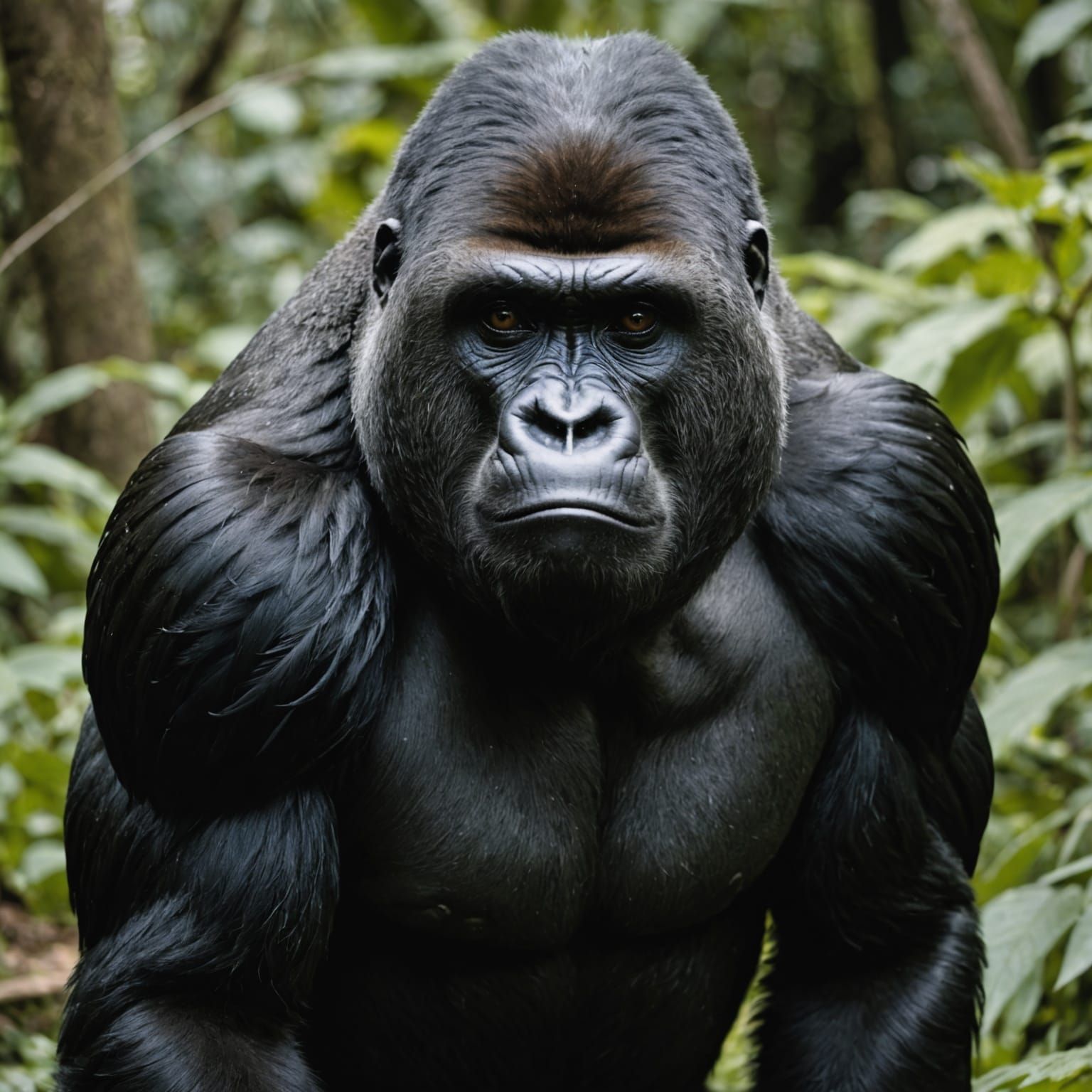 gorilla crow - AI Generated Artwork - NightCafe Creator