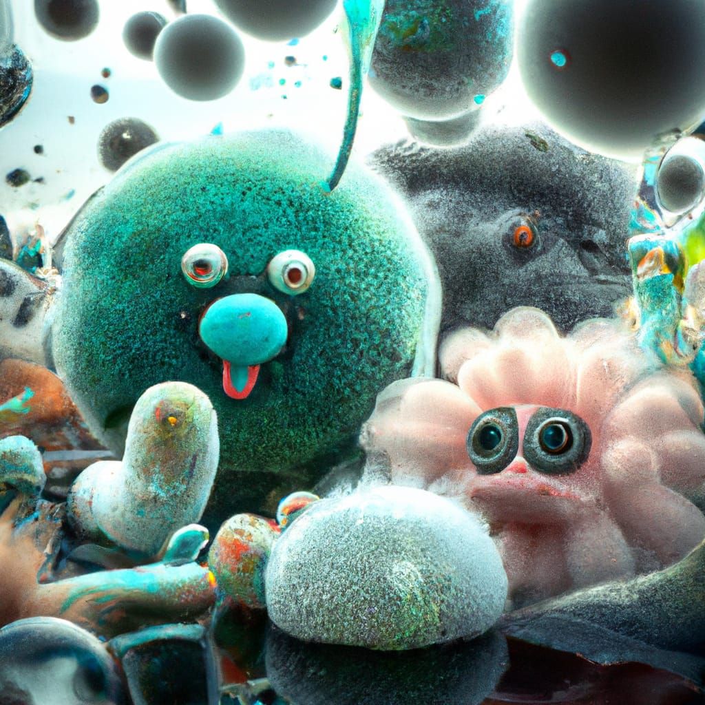 plush viruses and micro-organisms - AI Generated Artwork - NightCafe ...