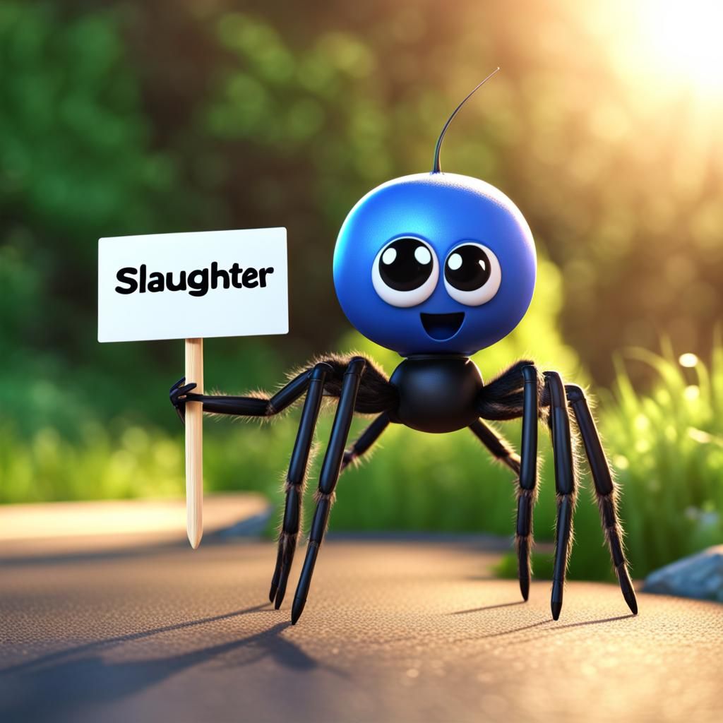 Friendly Spider - AI Generated Artwork - NightCafe Creator