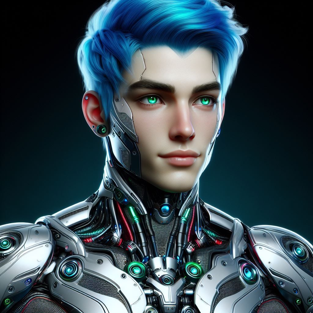 pretty Cyborg - AI Generated Artwork - NightCafe Creator