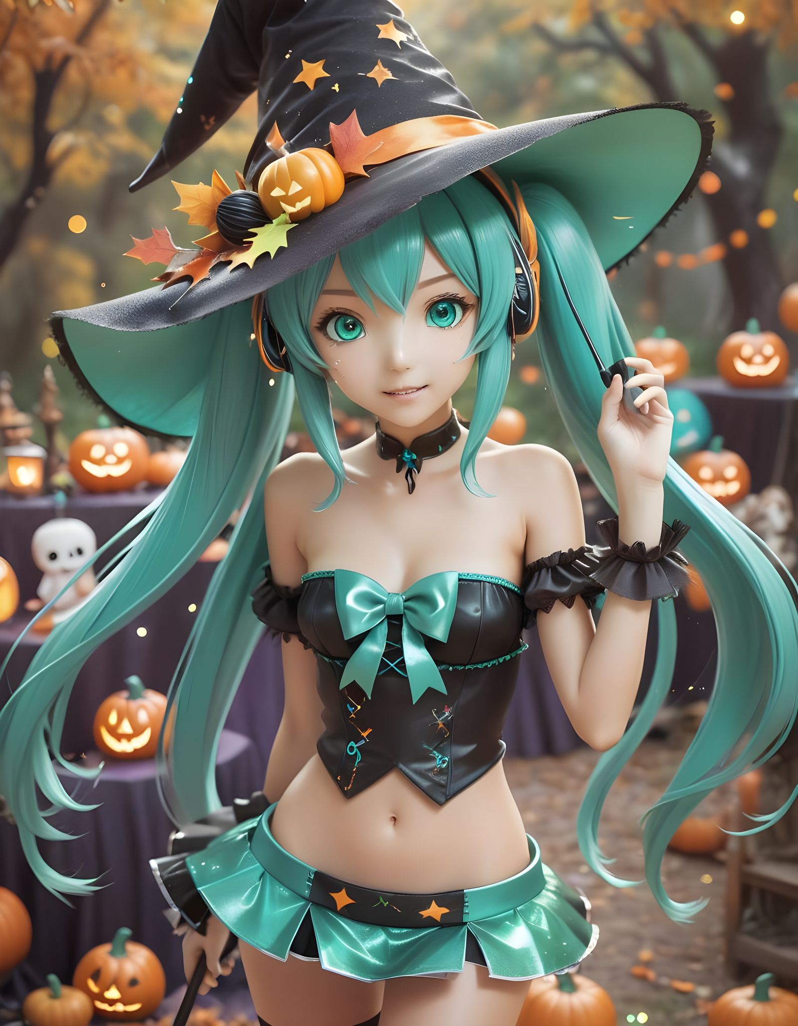 Witch Hatsune Miku - Witch Hatsune Miku in Autumnal Wonderla...