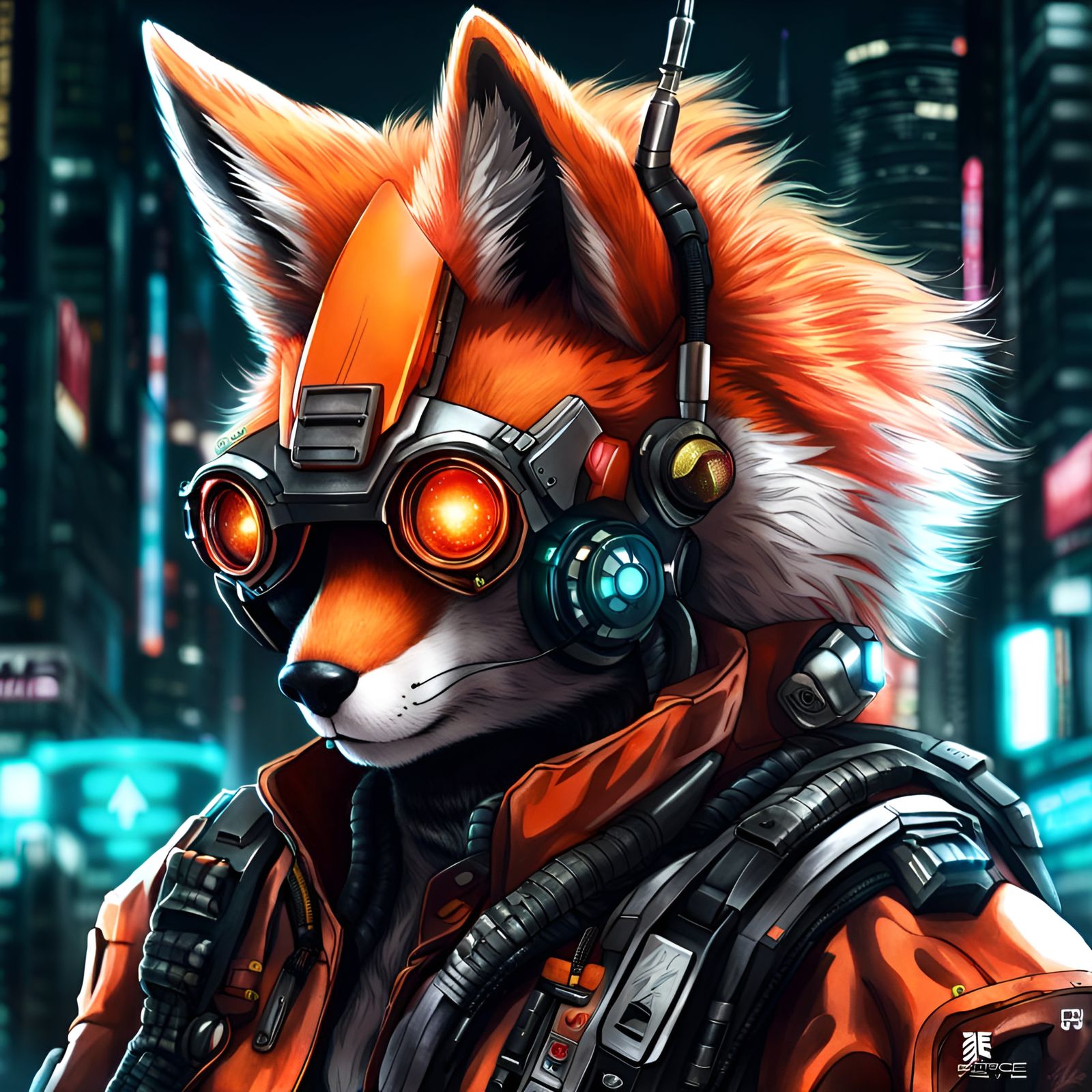 Project: Fox-Eyes - AI Generated Artwork - NightCafe Creator