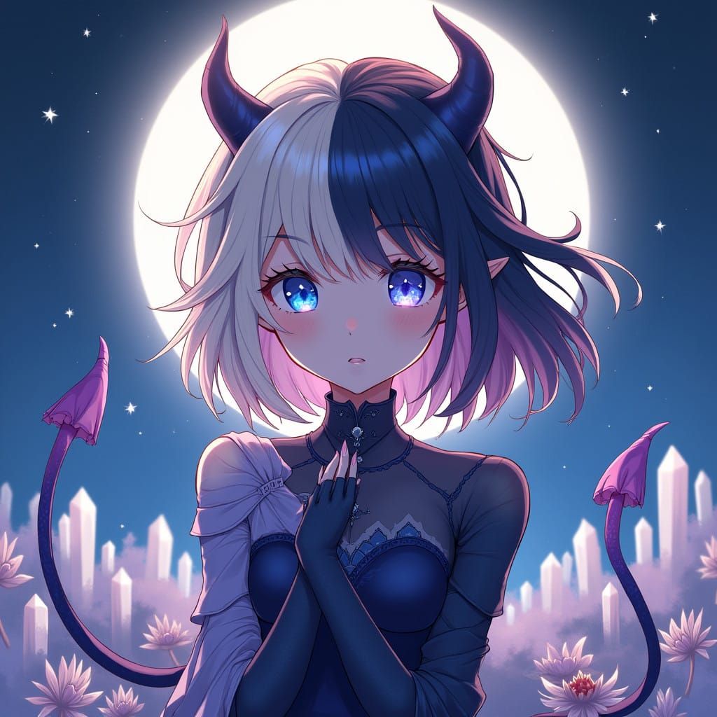 Innocent Demon - Ethereal Girl of Dual Hues