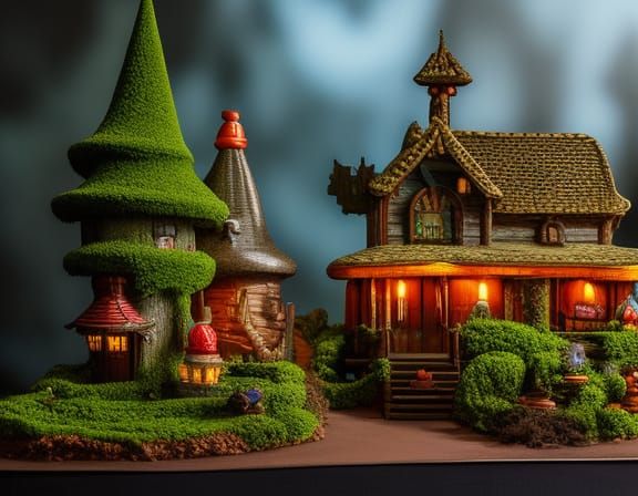 Model house - AI Generated Artwork - NightCafe Creator