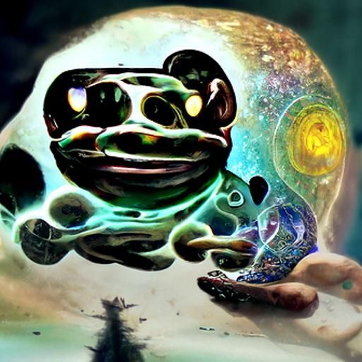 the cursed toad - AI Generated Artwork - NightCafe Creator