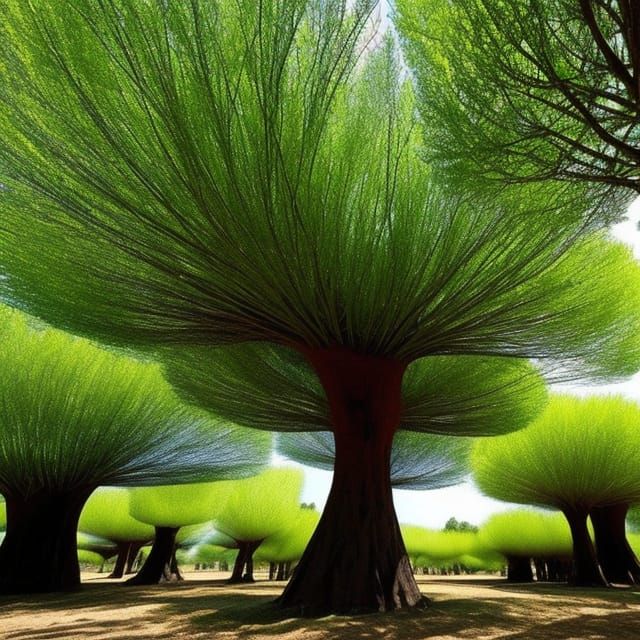 bizarre fantasy alien weird trees - AI Generated Artwork - NightCafe ...