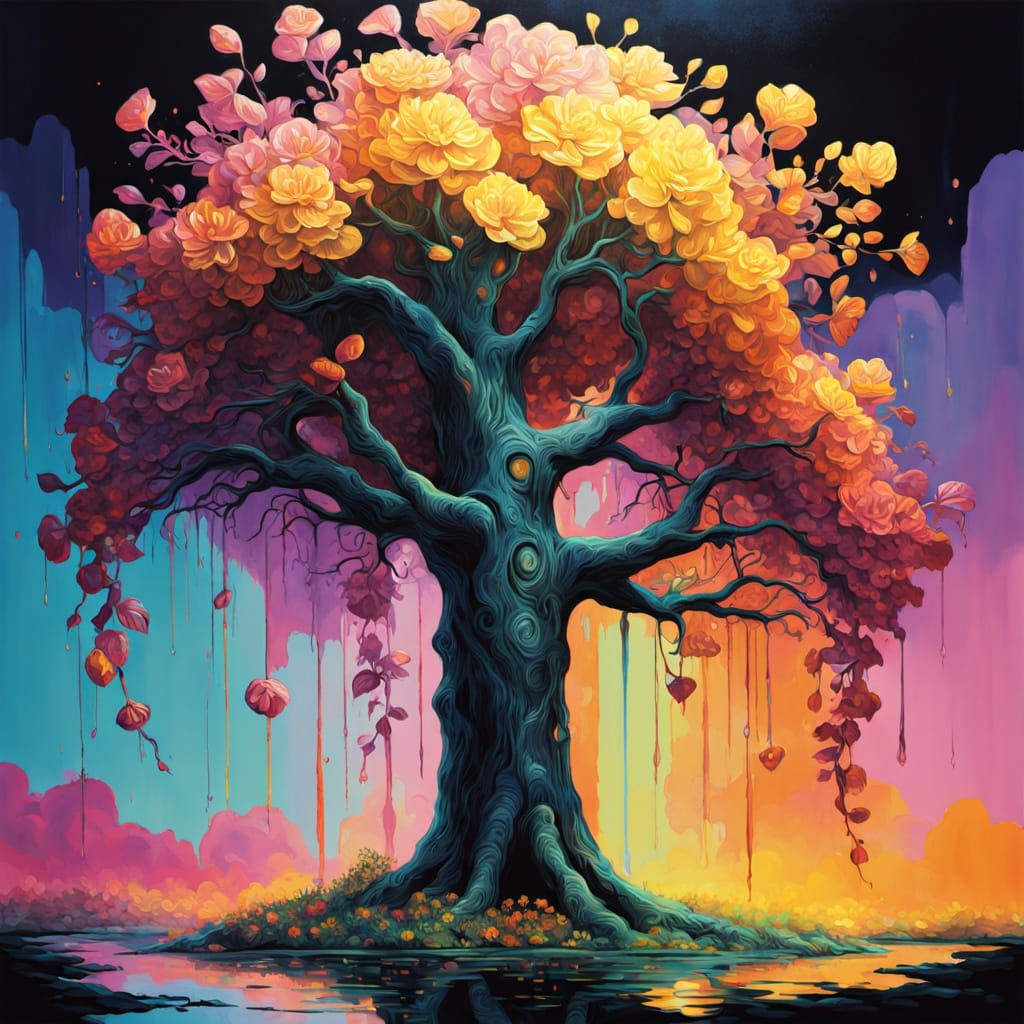 Spring Awakening, Flowering Tree - Spring Awakening, Floweri...