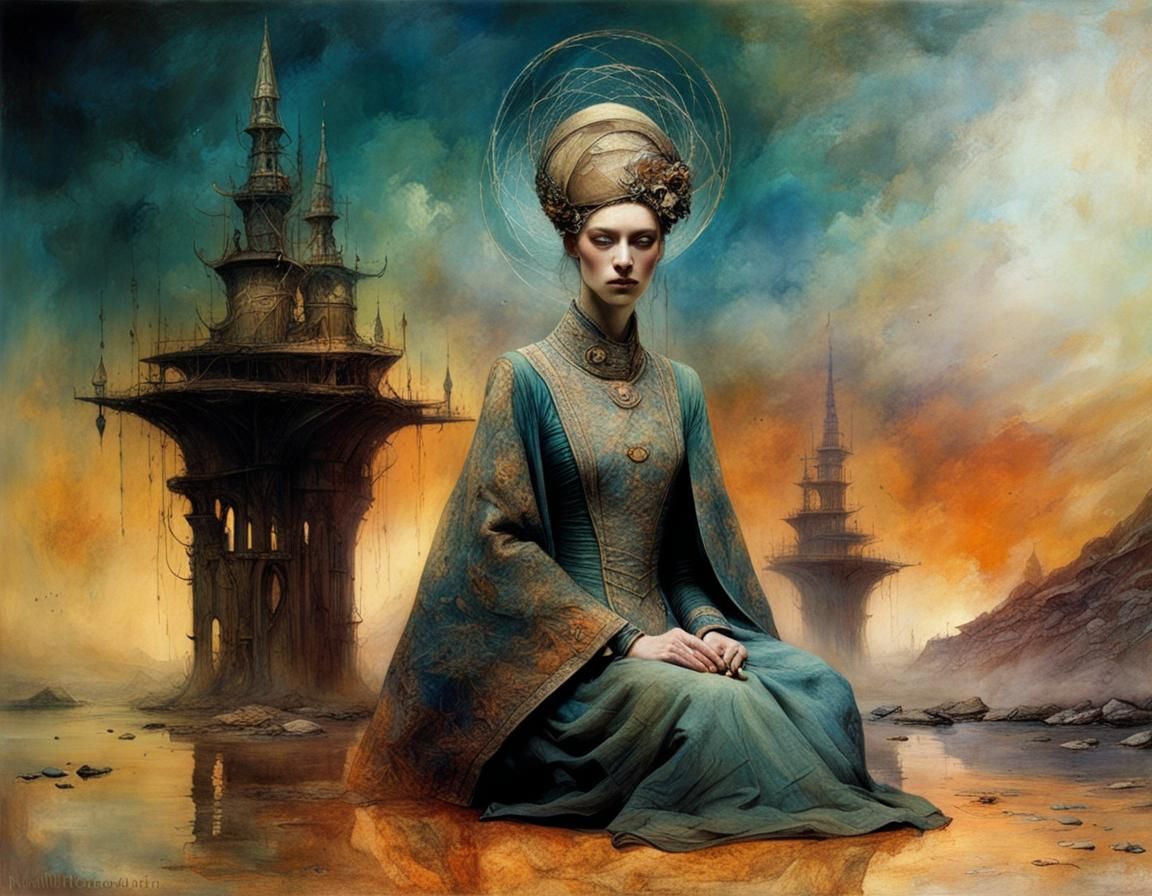 deep in thoughts - AI Generated Artwork - NightCafe Creator