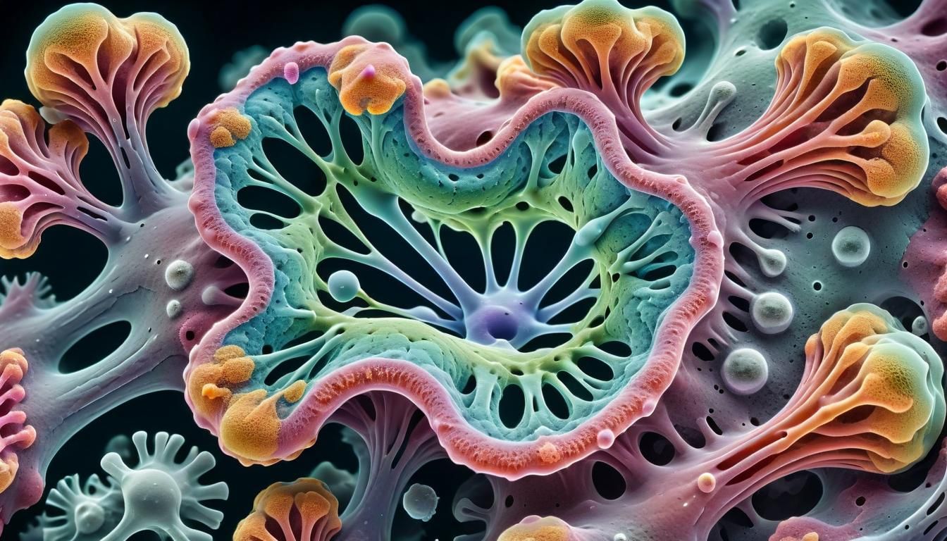 life under scanning electron microscope - AI Generated Artwork ...