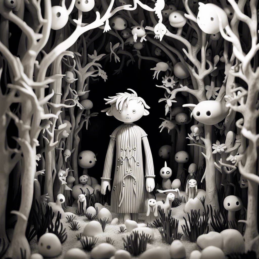 The limbo forest - AI Generated Artwork - NightCafe Creator