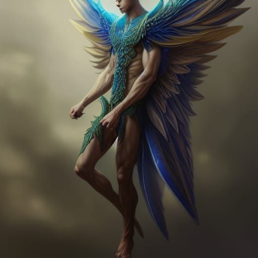 Peacock Armor - AI Generated Artwork - NightCafe Creator