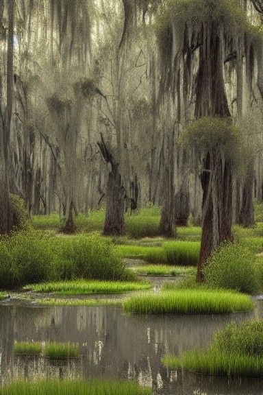 swampland dreams - AI Generated Artwork - NightCafe Creator