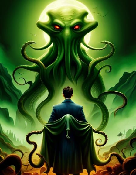 Green Chthulu. - AI Generated Artwork - NightCafe Creator