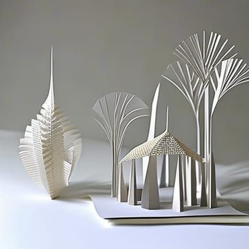 Paper sculpture - AI Generated Artwork - NightCafe Creator