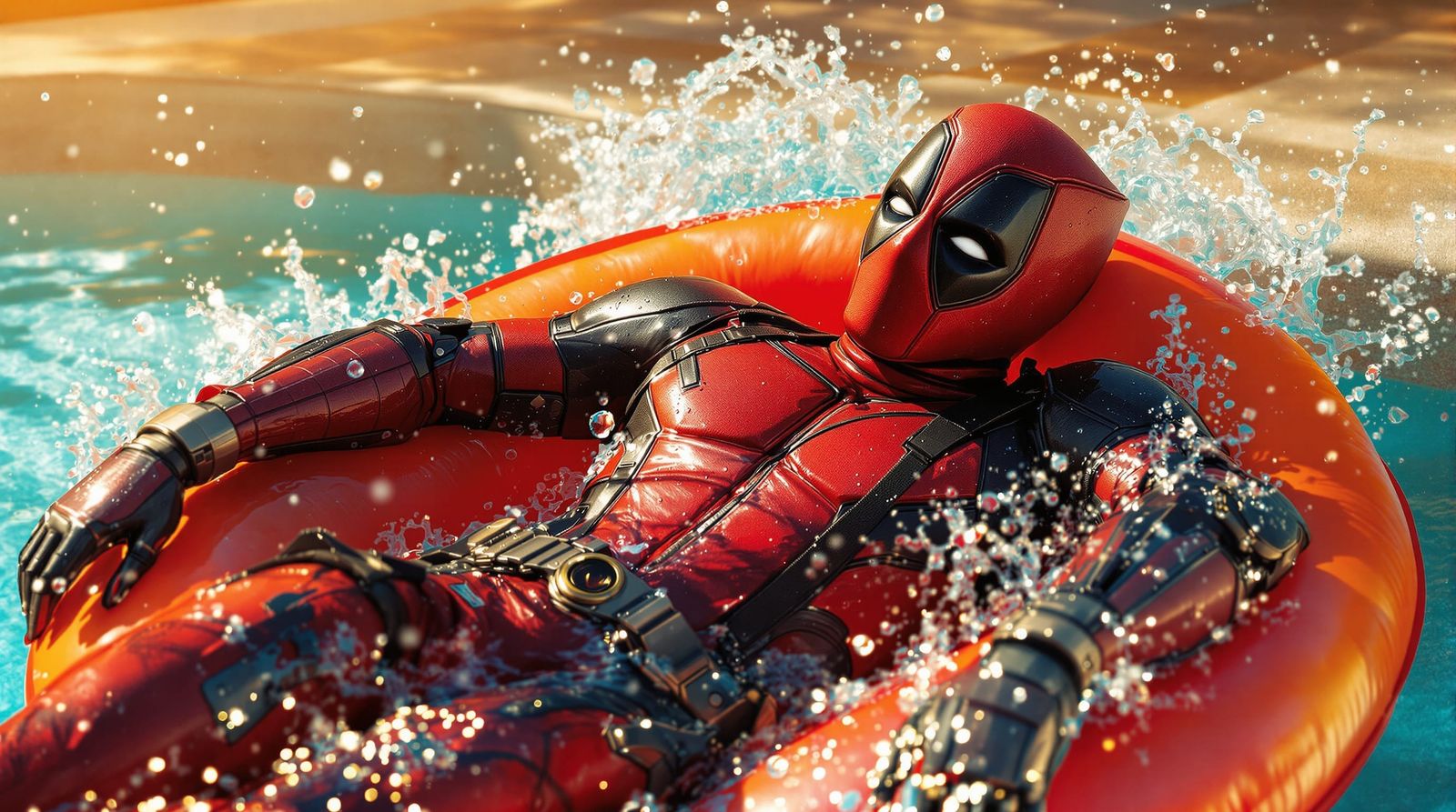 SwimPool - Realistic Deadpool in a Swimming Pool, in Hyper-R...