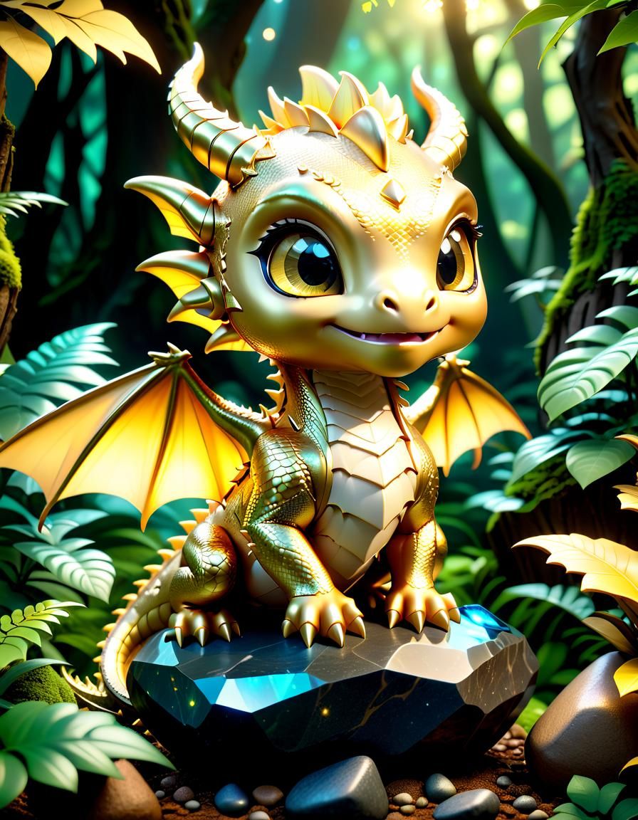 Good Luck Golden Dragon - AI Generated Artwork - NightCafe Creator