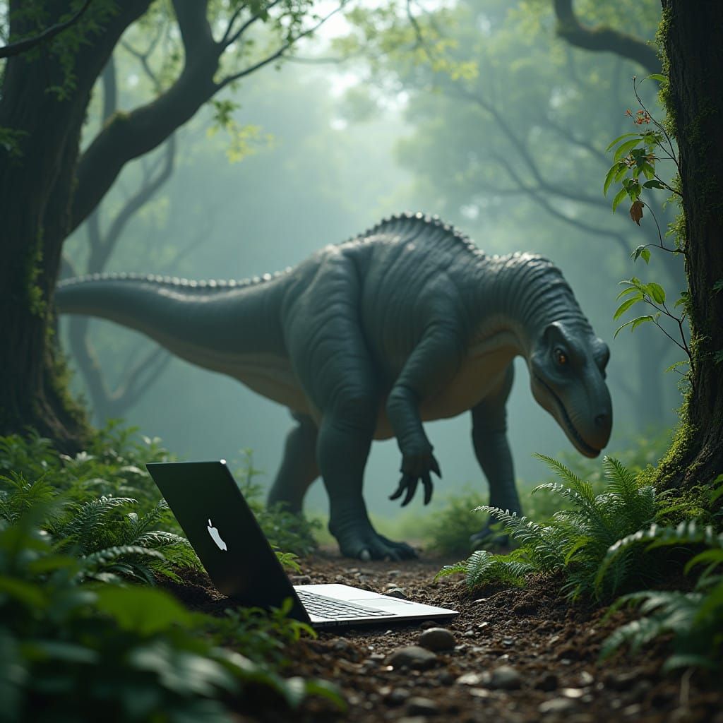 Apple Computers, Jurassic Park, Dinosaurs