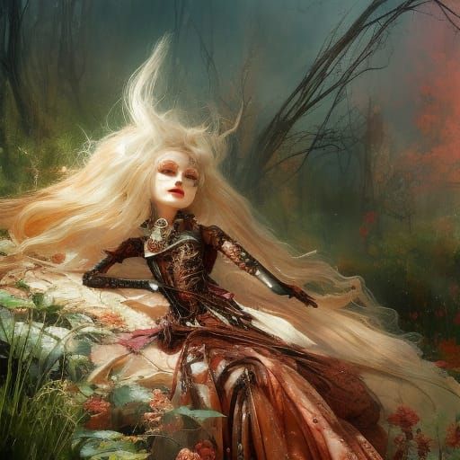 Rusty Cyborg - AI Generated Artwork - NightCafe Creator