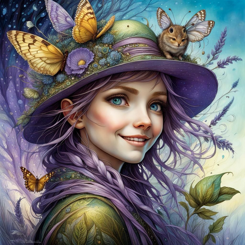 Mythlandia pixie girl - AI Generated Artwork - NightCafe Creator