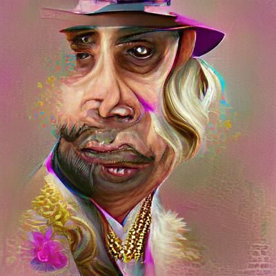 A portrait of your Pimp - AI Generated Artwork - NightCafe Creator