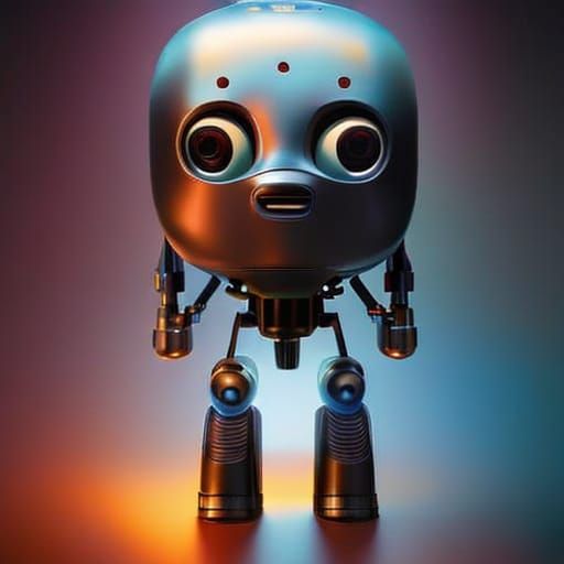 Nervous desk bot - AI Generated Artwork - NightCafe Creator