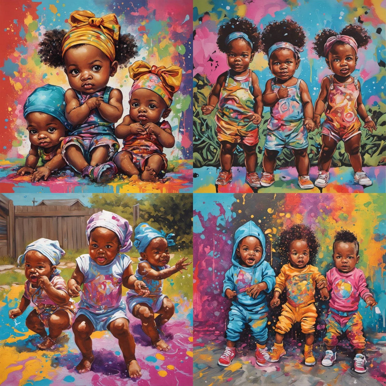 Babies - AI Generated Artwork - NightCafe Creator
