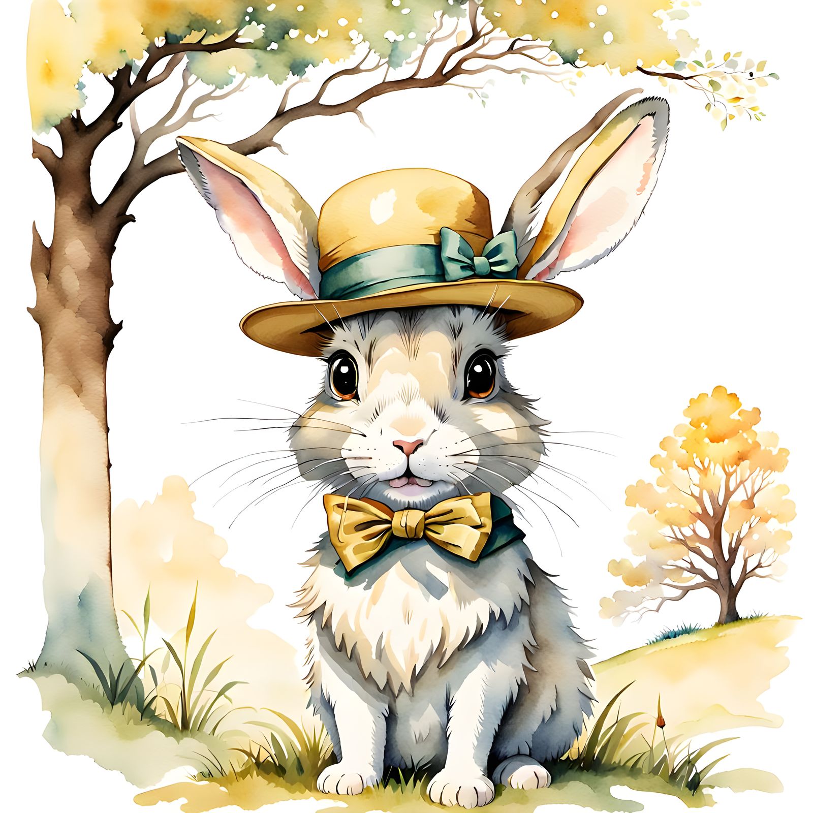 A mesmerizing watercolor illustration captures the charm of a 1920s ...