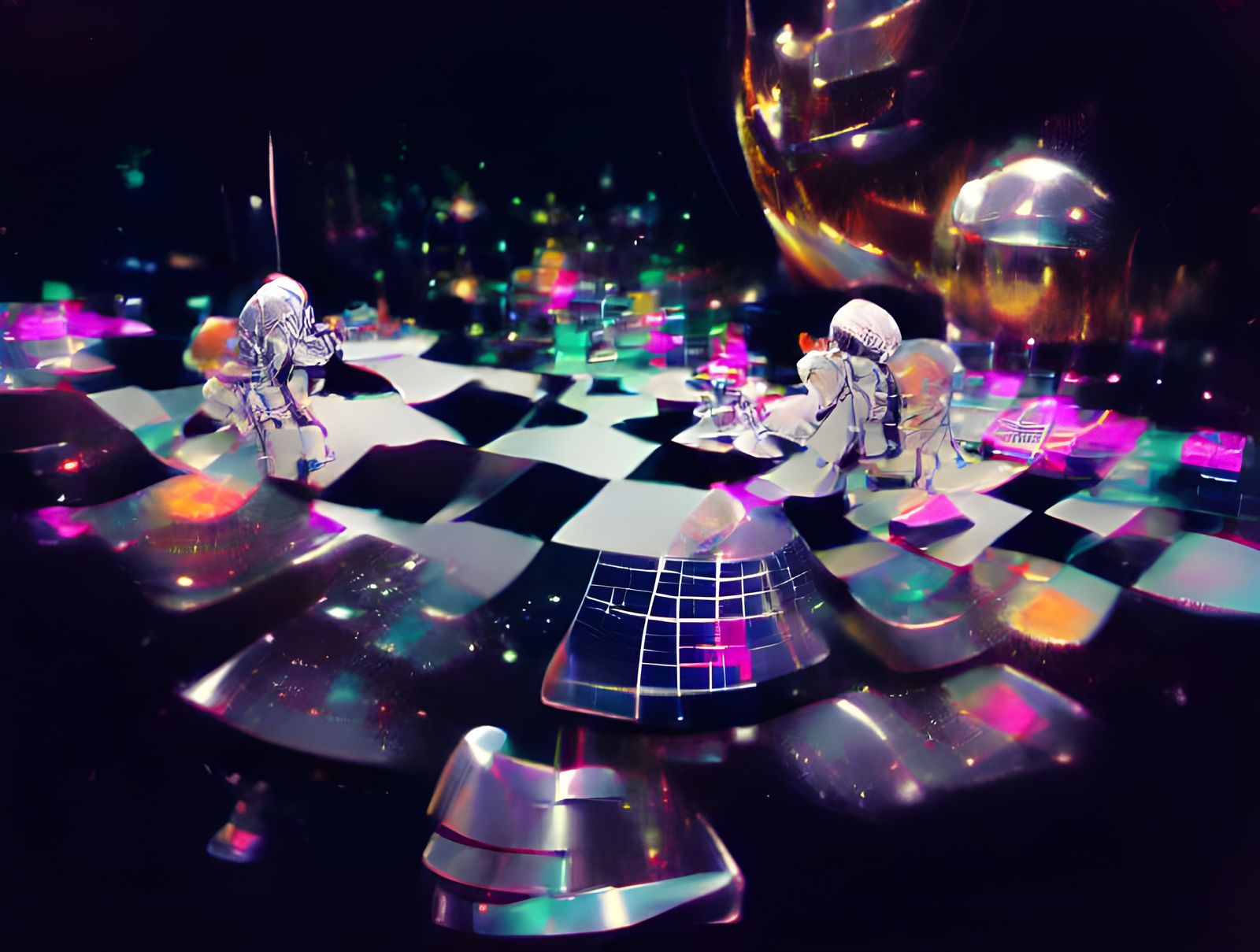 Alien Disco - AI Generated Artwork - NightCafe Creator
