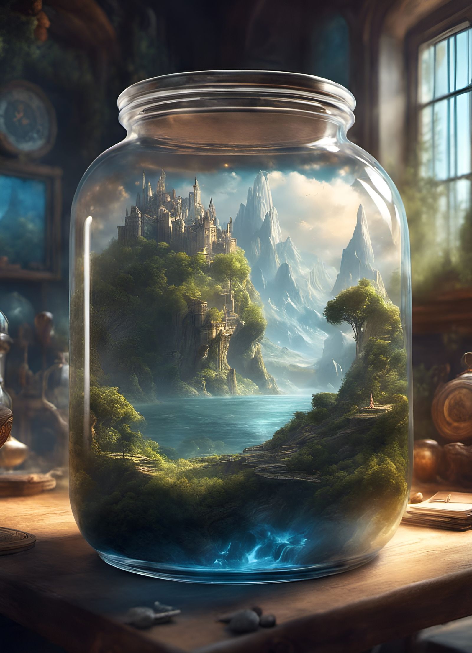 Portable Fantasy - AI Generated Artwork - NightCafe Creator