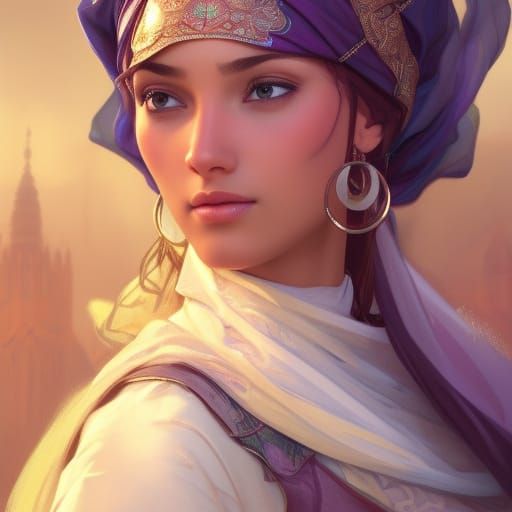muslim princess - AI Generated Artwork - NightCafe Creator