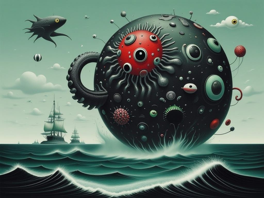 Chaos Sphere - Medieval Coastal Monstrosity Emerges from th...