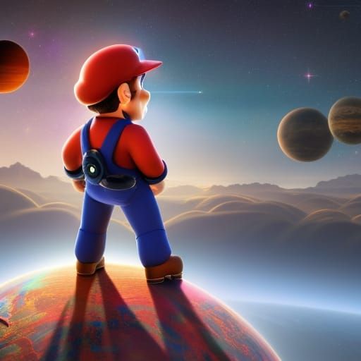 Future Mario? - AI Generated Artwork - NightCafe Creator