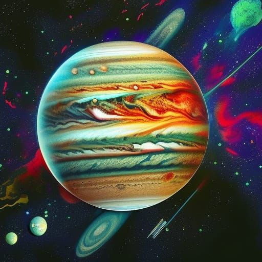 Jupiter - AI Generated Artwork - NightCafe Creator