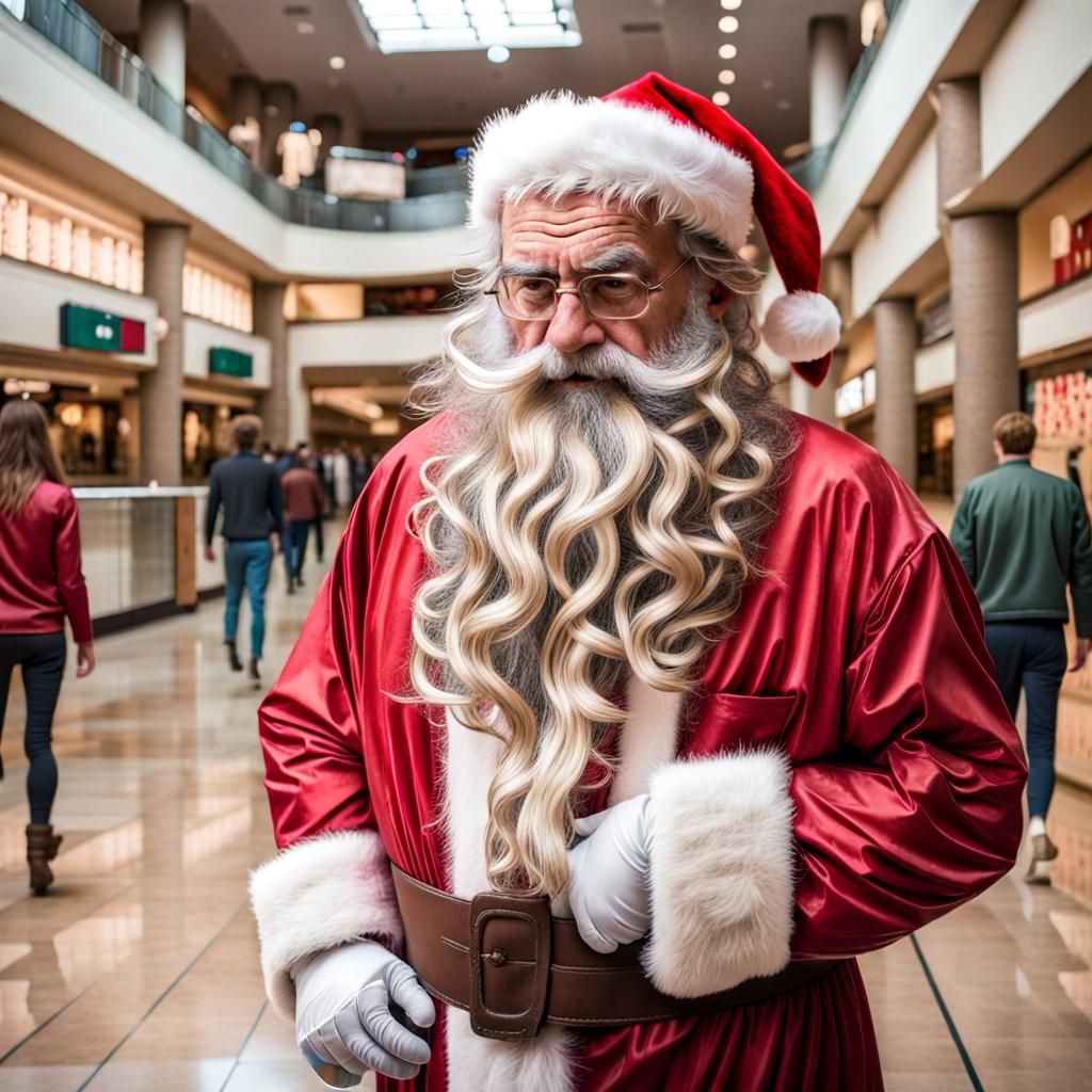 Mall Santa Series - AI Generated Artwork - NightCafe Creator