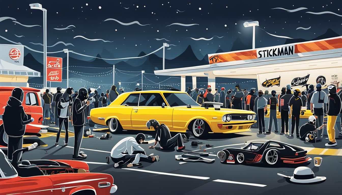 Car Meet - AI Generated Artwork - NightCafe Creator