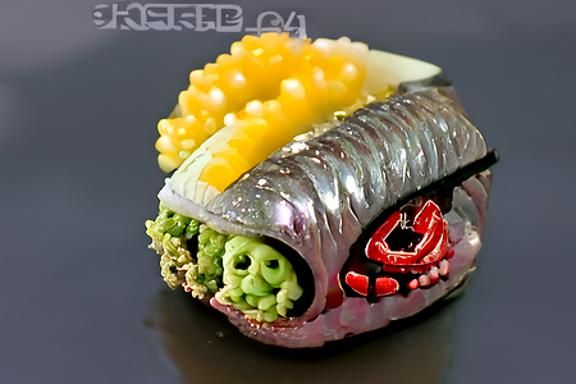 Alien sushi - AI Generated Artwork - NightCafe Creator