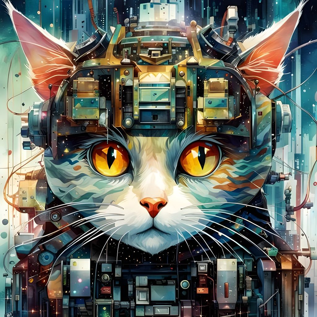 Computing superpower 😸💻 - AI Generated Artwork - NightCafe Creator