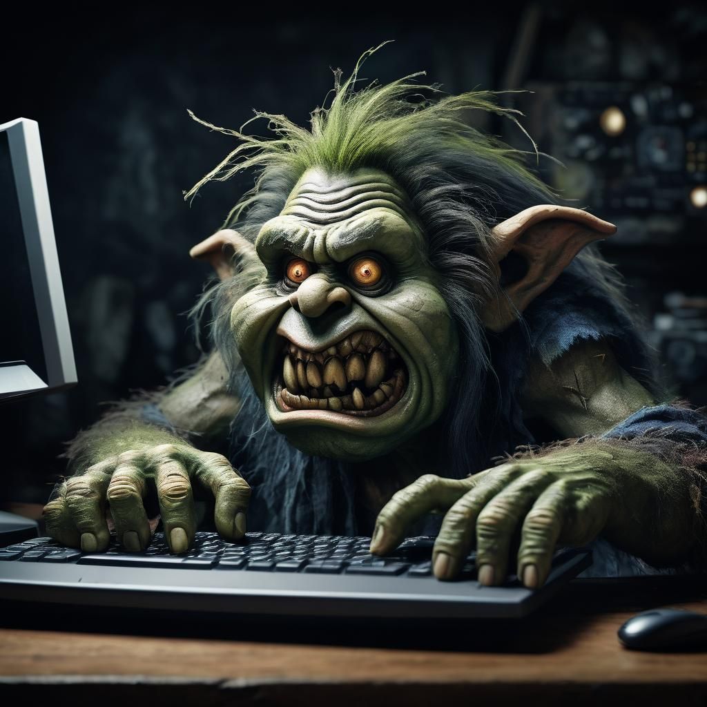 The Internet Troll - AI Generated Artwork - NightCafe Creator