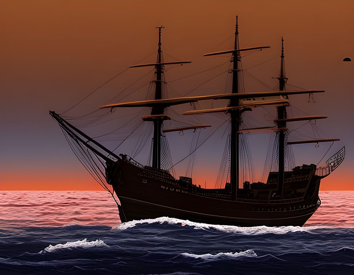 Smuggler Ship - AI Generated Artwork - NightCafe Creator