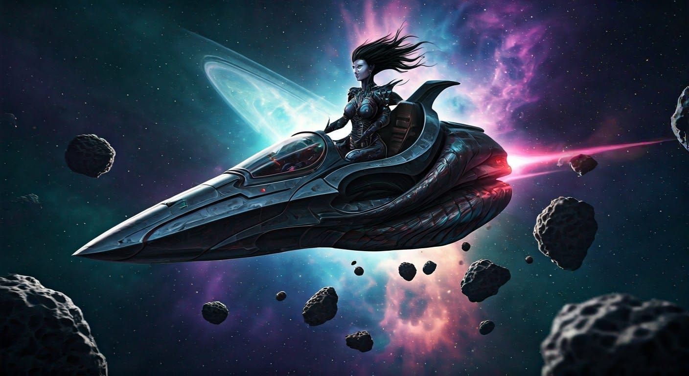 For the "Galactic Adventures" challenge: Envision a humanoid cobra ...