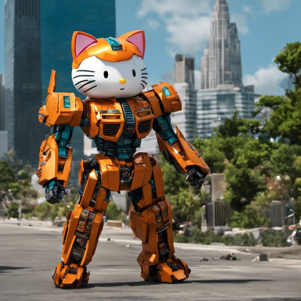 Hello Kitty Transformer SDXL 1.0 version - AI Generated Artwork ...