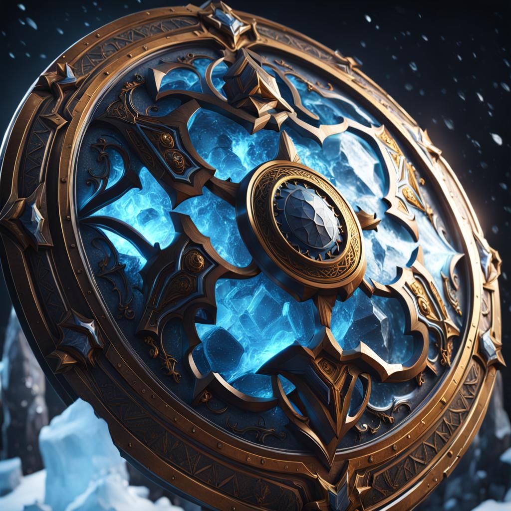 Ice Shield - AI Generated Artwork - NightCafe Creator