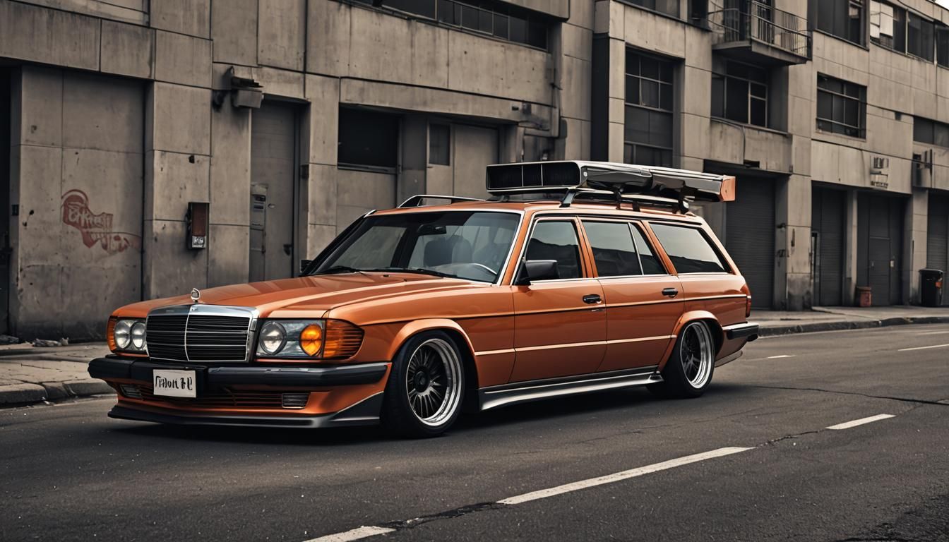 80's Custom made Mercedes-Benz AMG Luxurious Futuristic station wagon ...