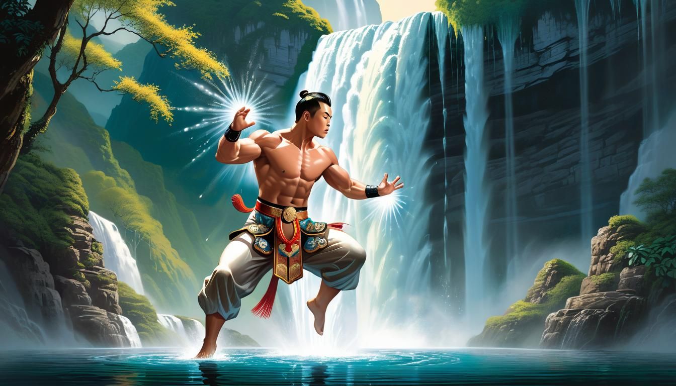 Water Magic Practice - AI Generated Artwork - NightCafe Creator