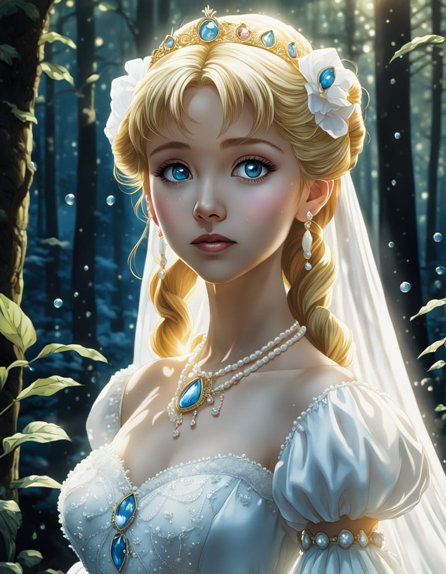 Princess in the enchanted forest - Princess in the enchanted...