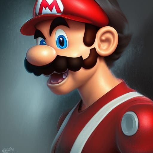 Life-Like Mario - AI Generated Artwork - NightCafe Creator